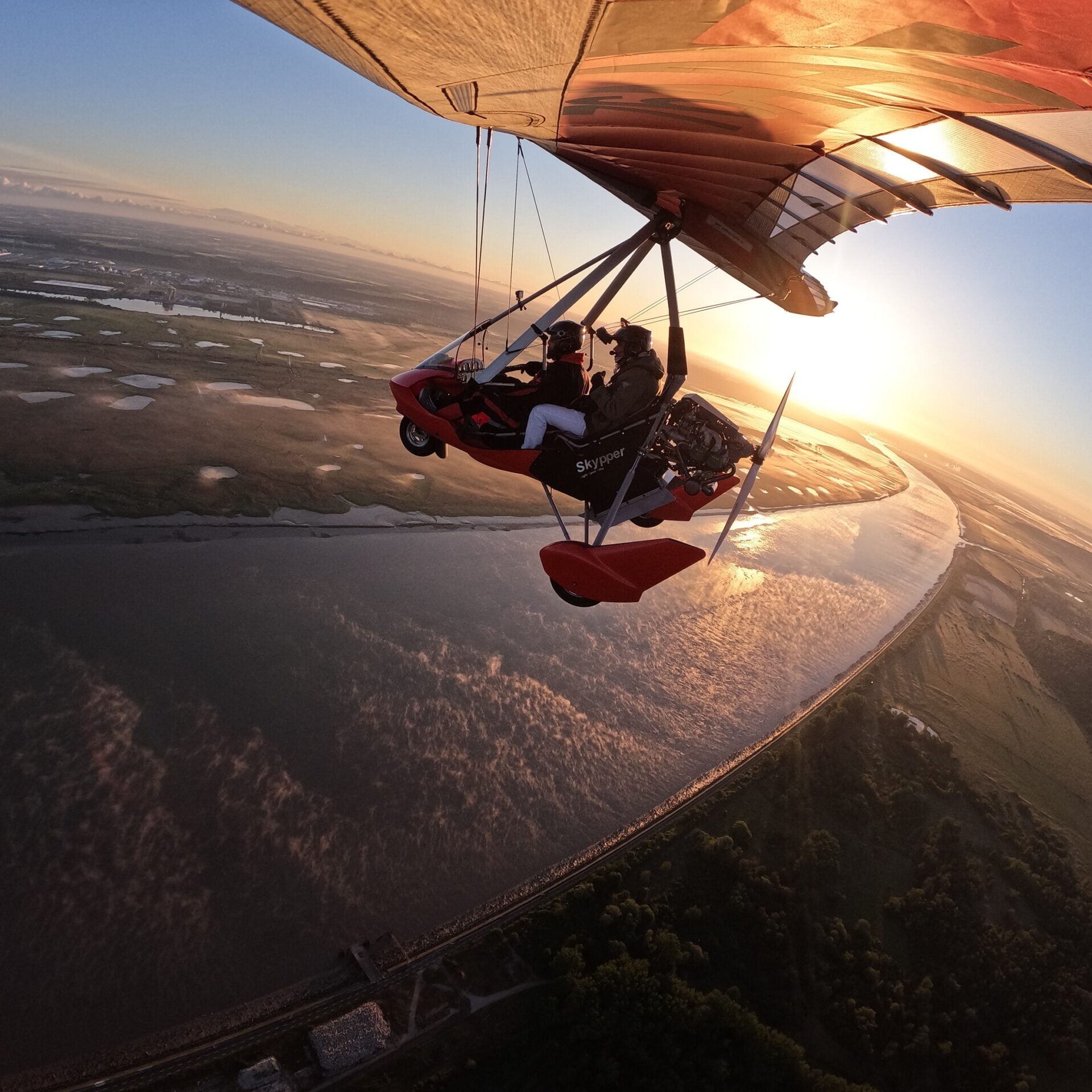 Baptême de l'air en ULM - Découvrez la Normandie vue du ciel